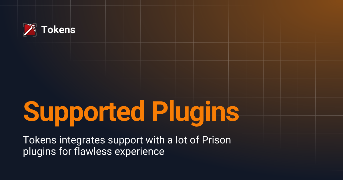 Supported Plugins | Tokens